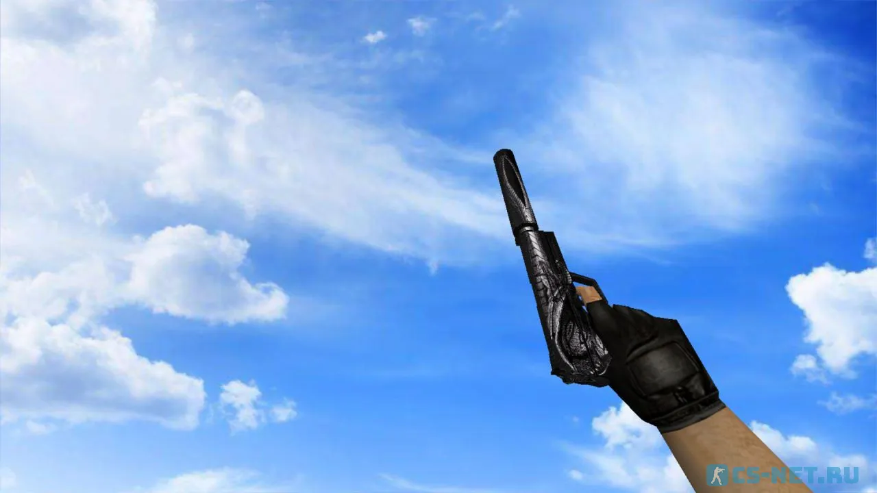 Скачать модель «USP Серебряный змей» для CS 1.6